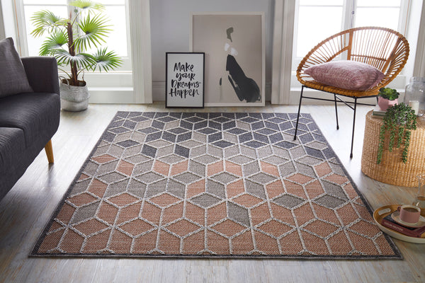 Camila Pink/Grey Area Rug – Rugs & Rooms