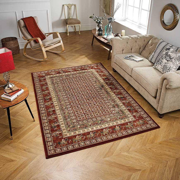 Traditional Royal Red Area Rug – Rugs & Rooms